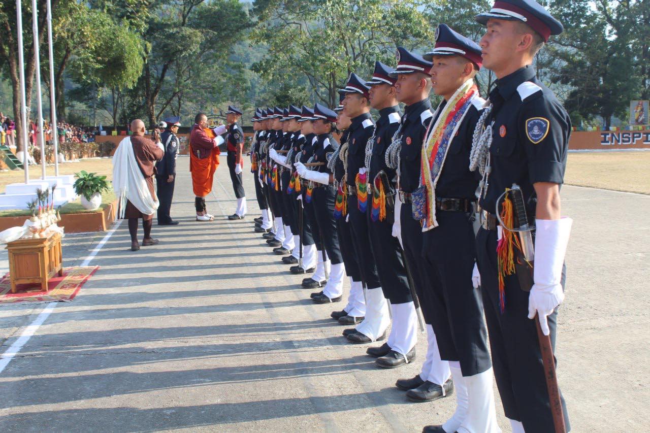 Passing Out Parade at Royal Bhutan Police Training Institute, Jigmeling ...
